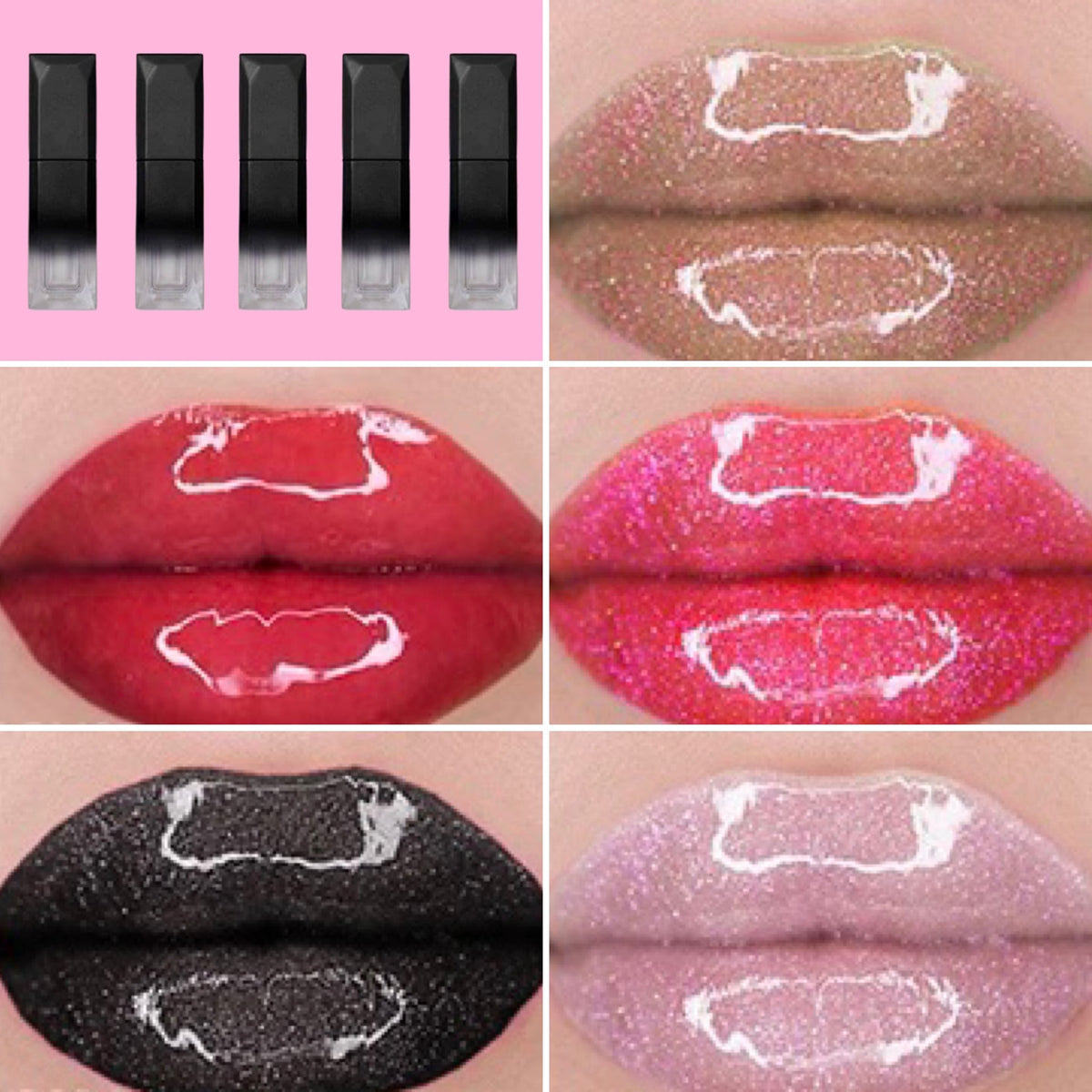 Mini Anniversary Lip Gloss Set – Queen Anthony cosmetics